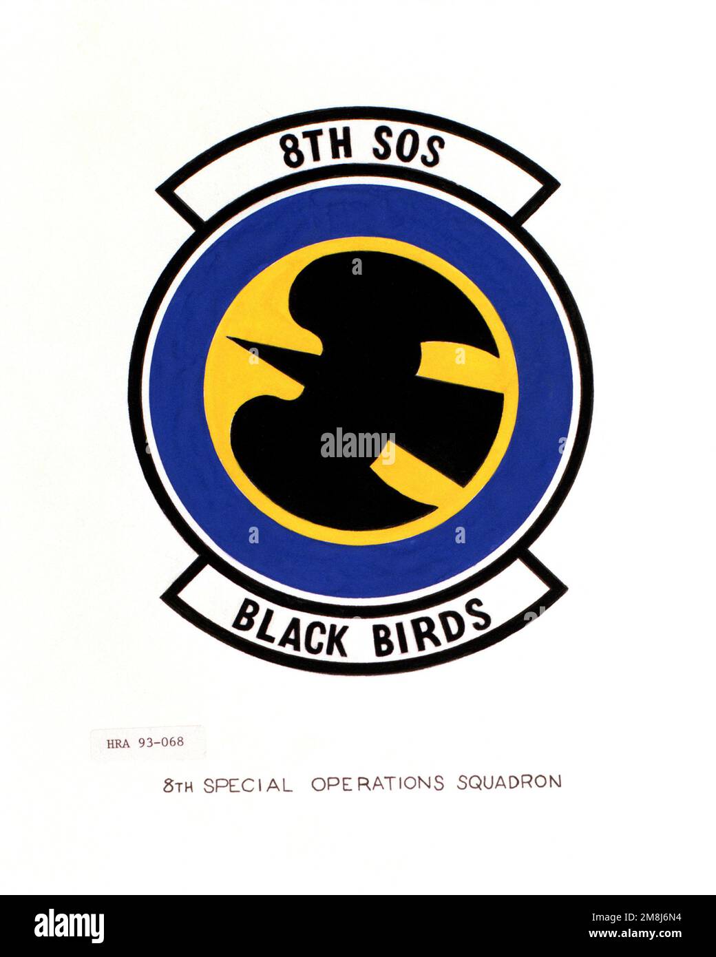 Approved insignia of the 8th Special Operations Squadron. Country ...
