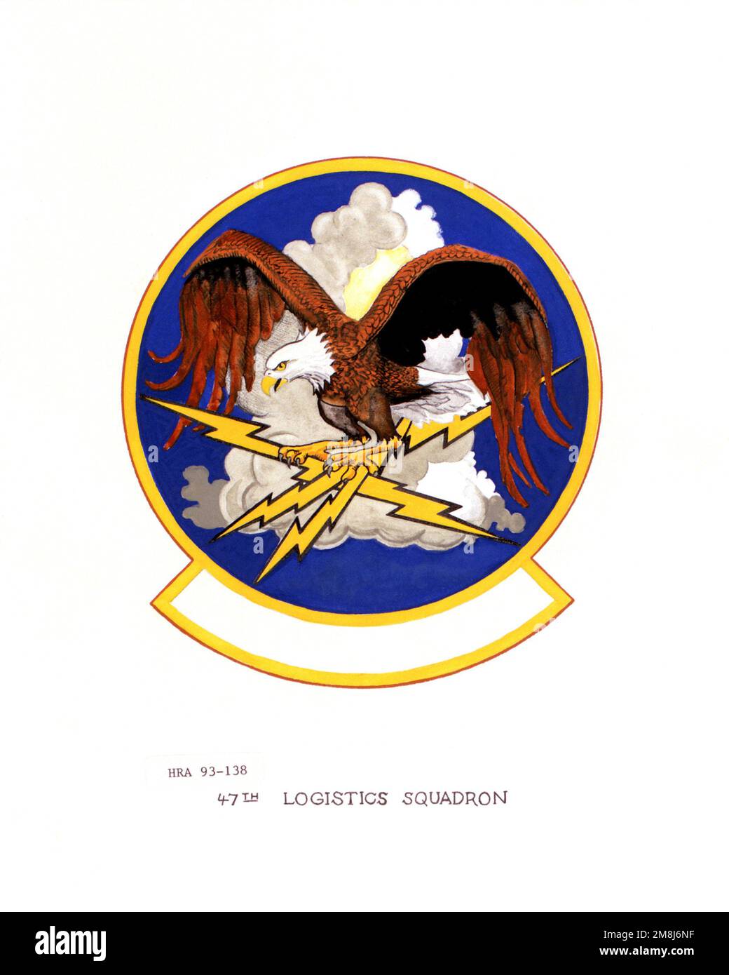 Approved insignia of the 47th Logistics Squadron. Country: Unknown ...