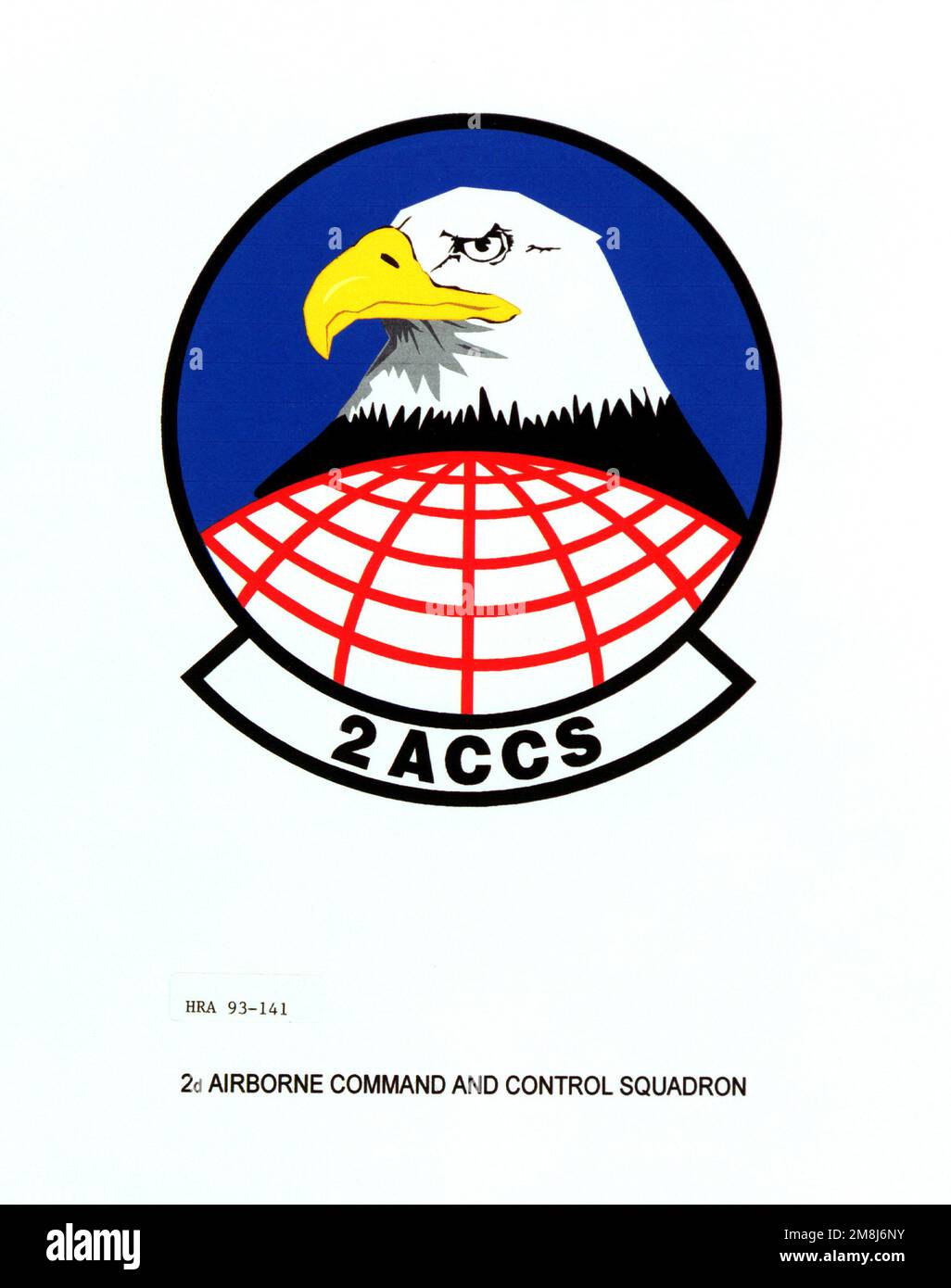 Approved insignia of the 2nd Airborne Command and Control Squadron ...