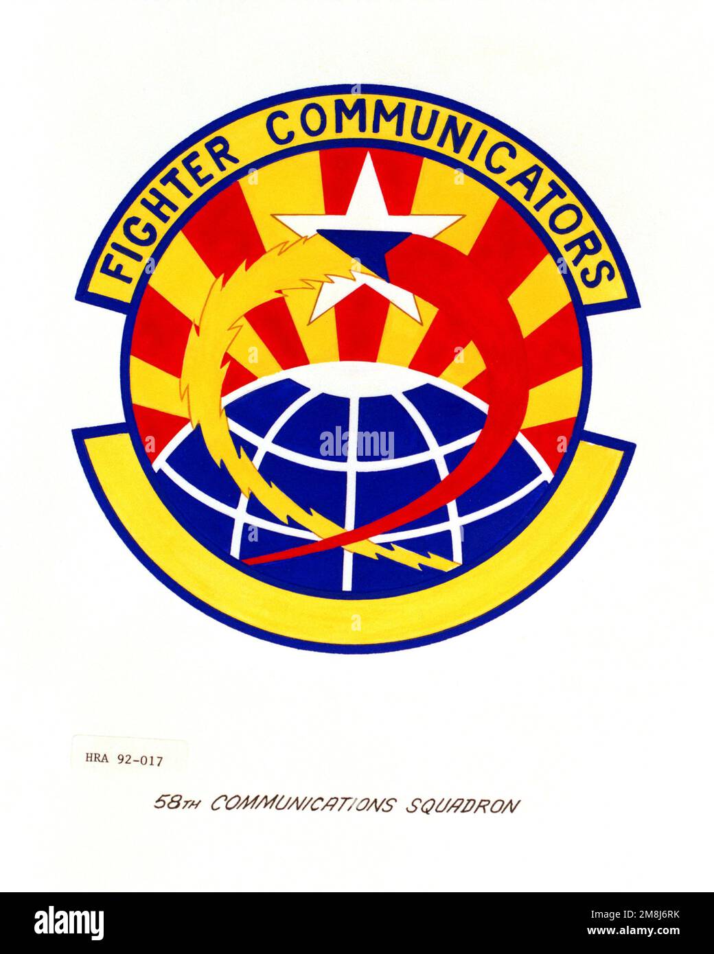 Approved Insignia of the 58th Communications Squadron. Country: Unknown ...