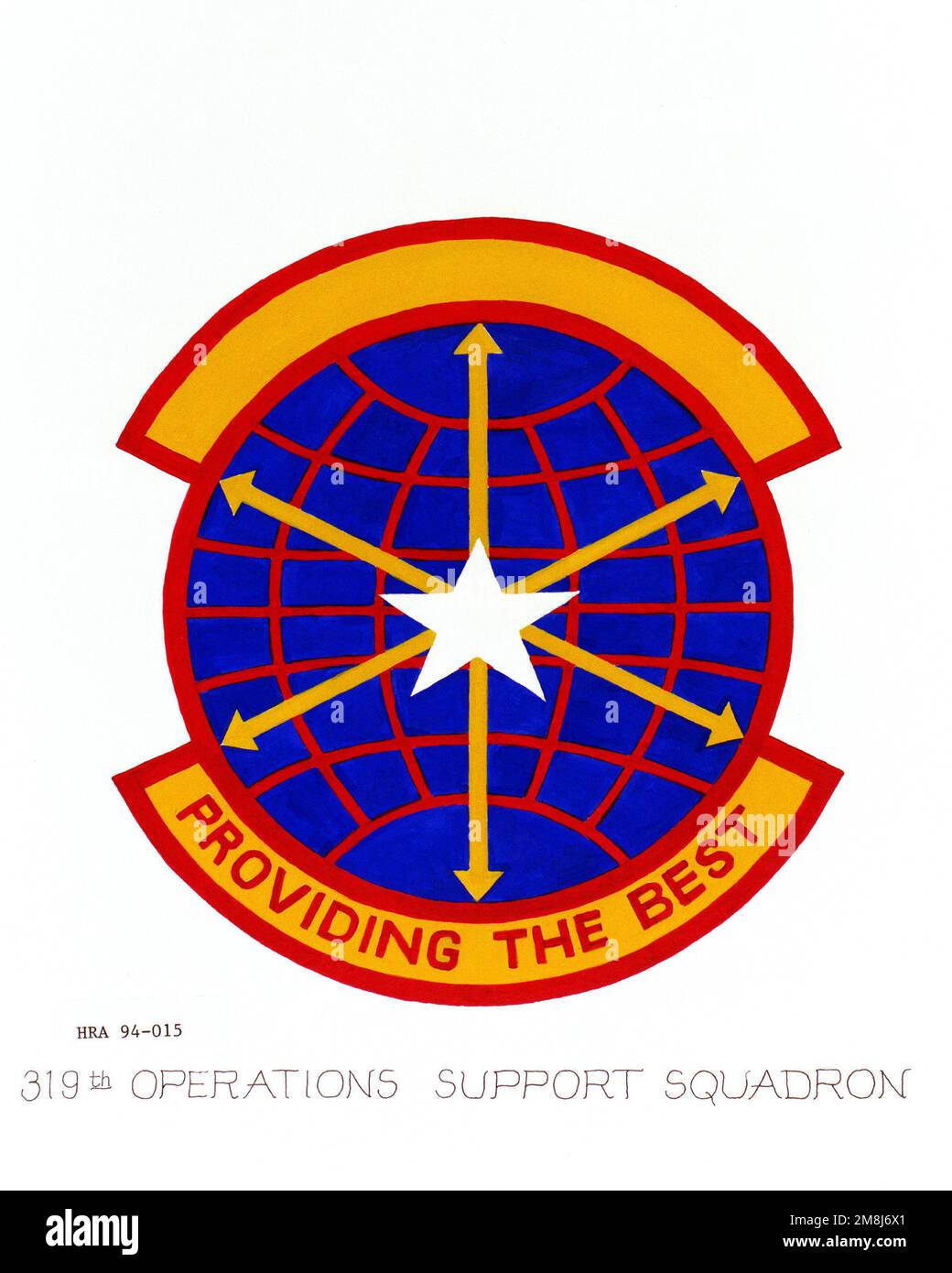 Approved Insignia of the 319th Operations Support Squadron. Country ...