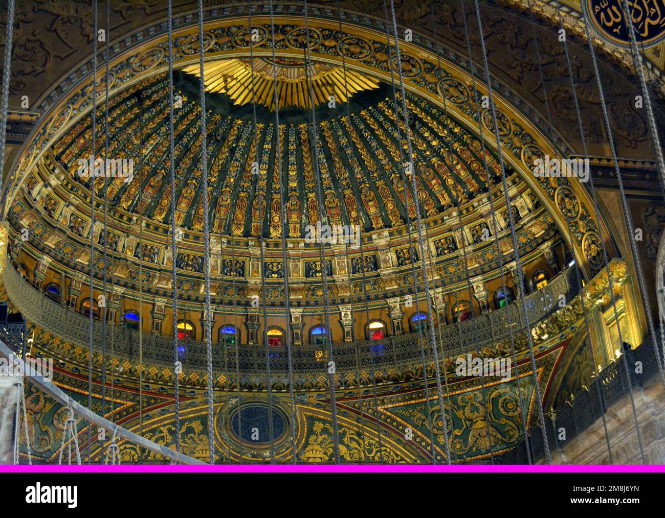 The great mosque of Muhammad Ali Pasha or Alabaster mosque in Citadel ...