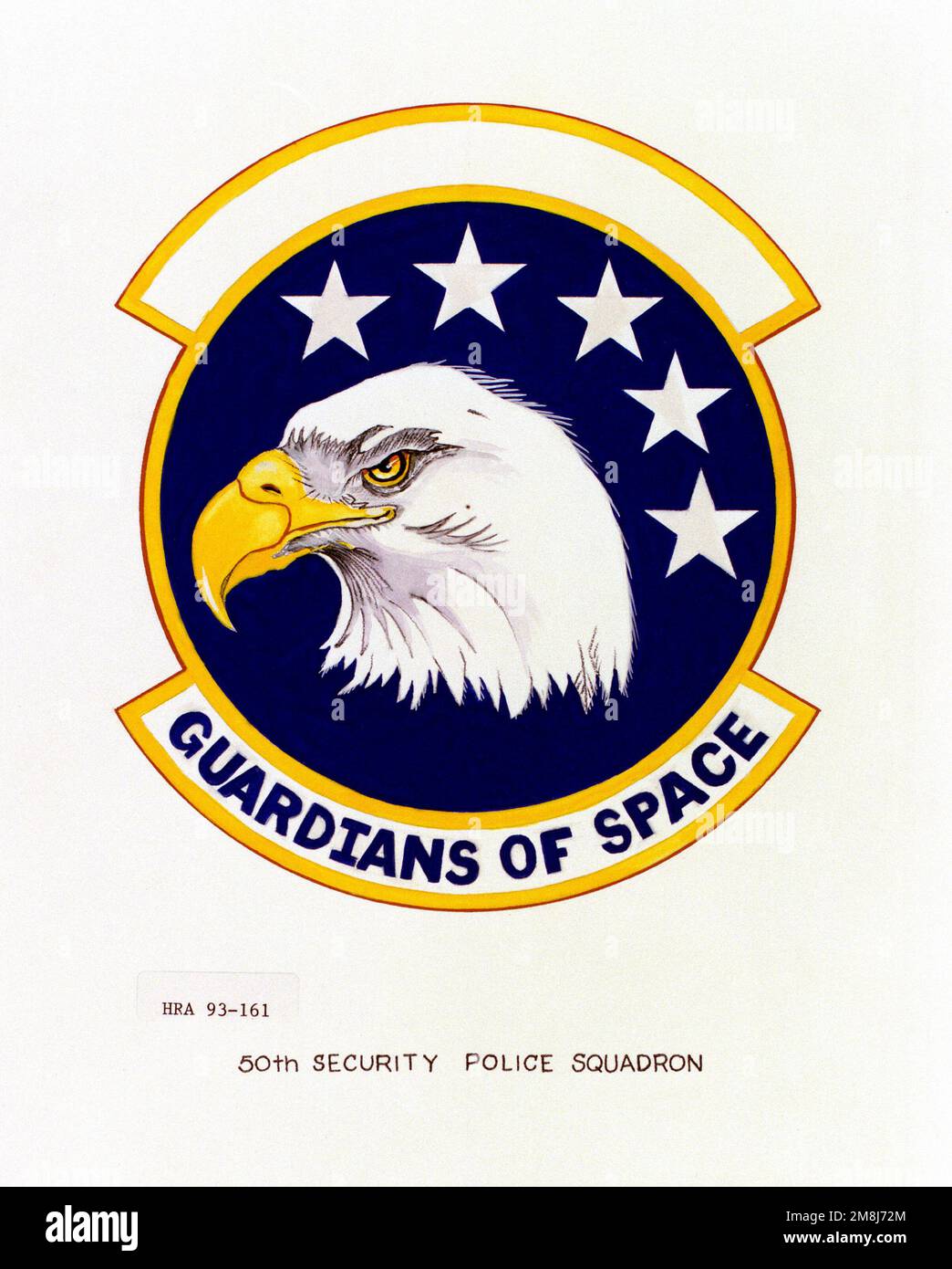 Approved Insignia of the 50th Security Police Squadron. Country ...