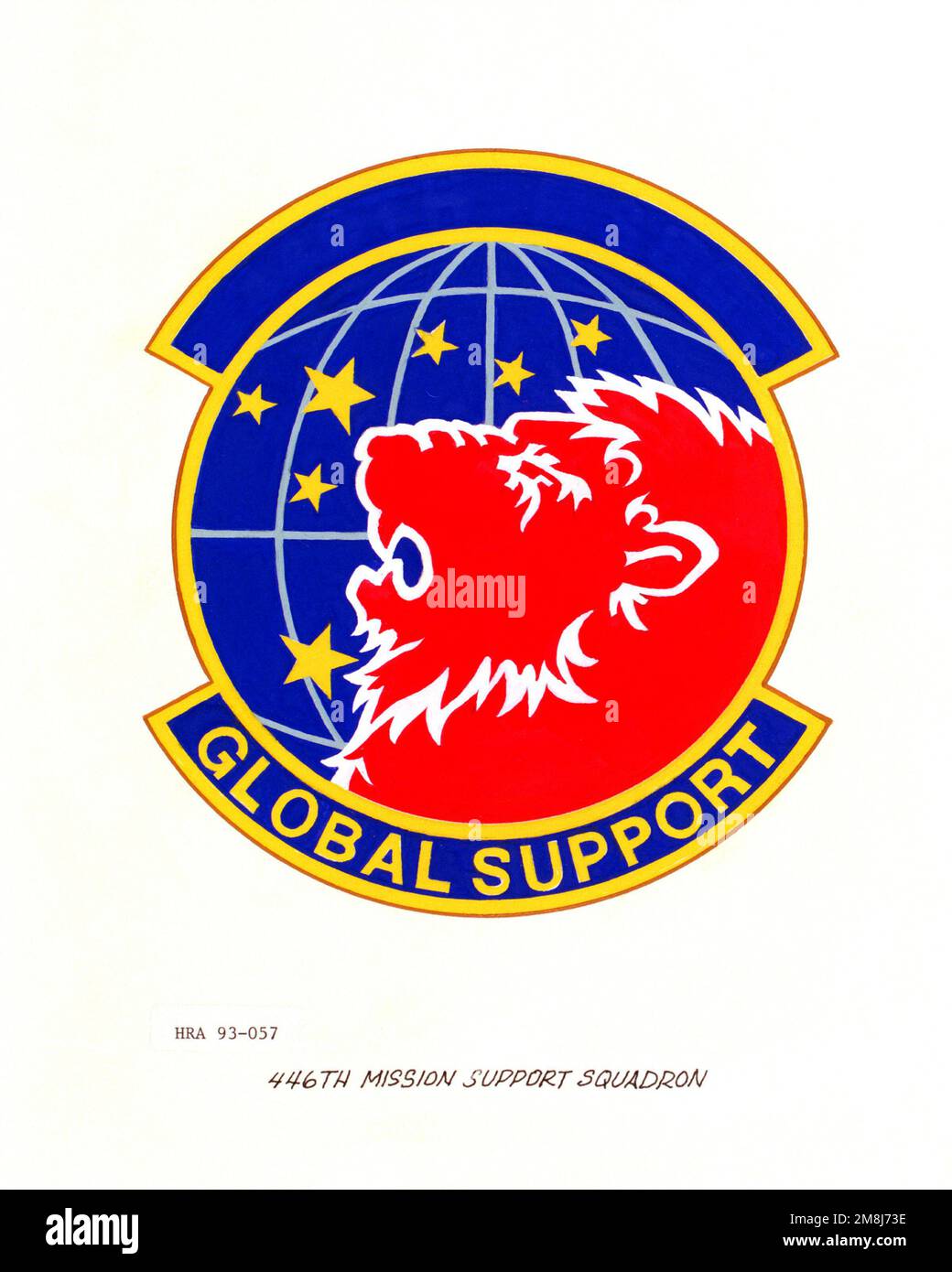 Approved Insignia of the 446th Mission Support Squadron. Country ...
