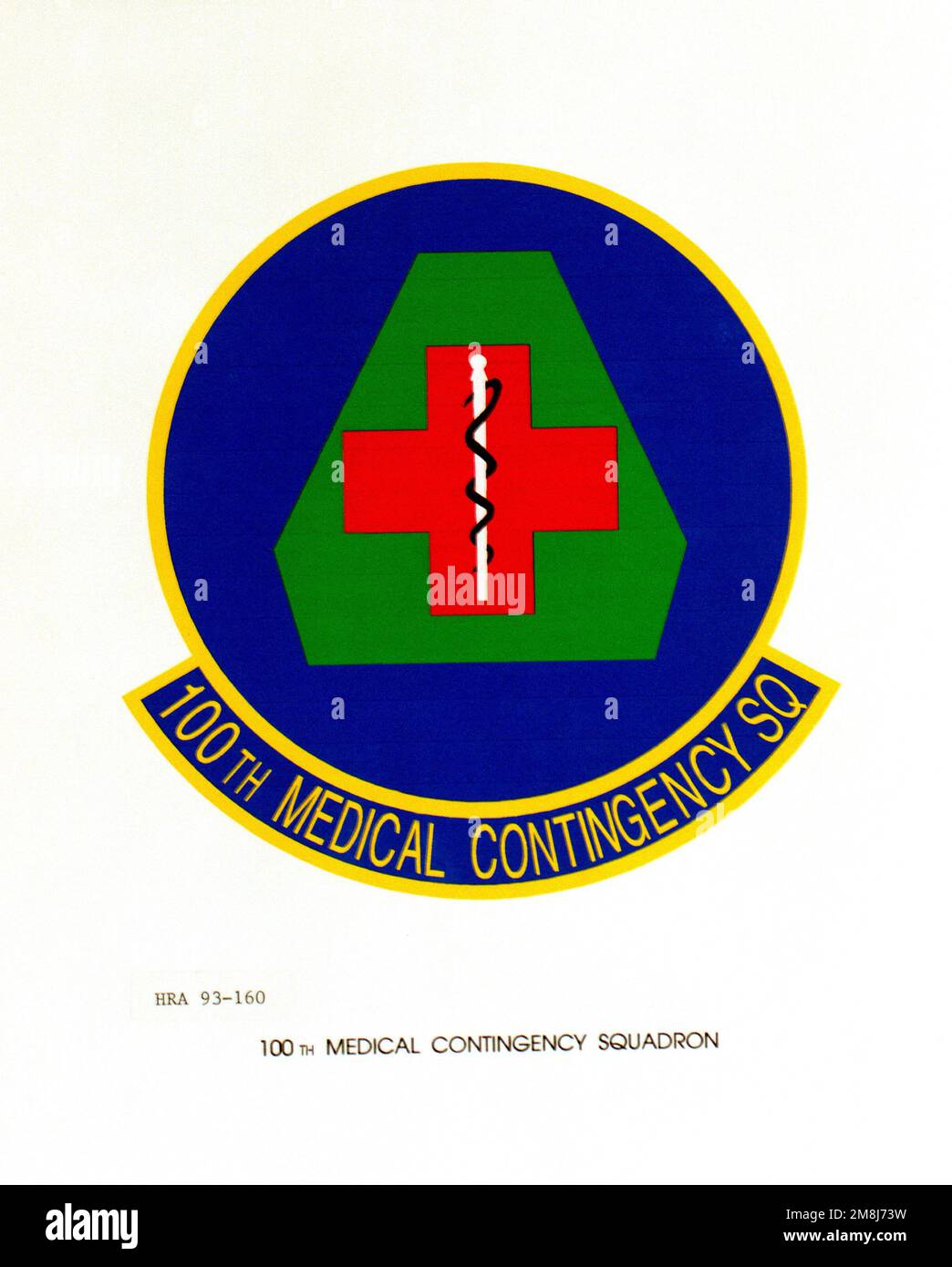 Approved Insignia of the 100th Medical Contingency Squadron. Country ...