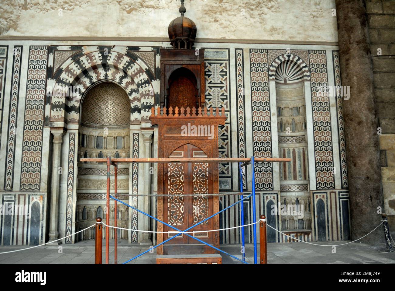 The Sultan Al-Nasir Muhammad ibn Qalawun Mosque, an early 14th-century ...