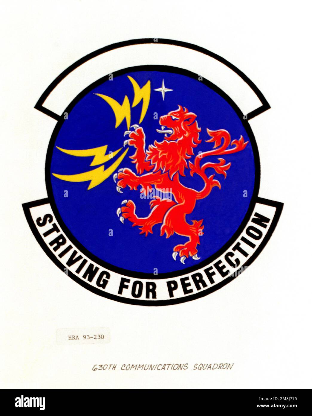 Approved Insignia of the 630th Communications Squadron. Country ...