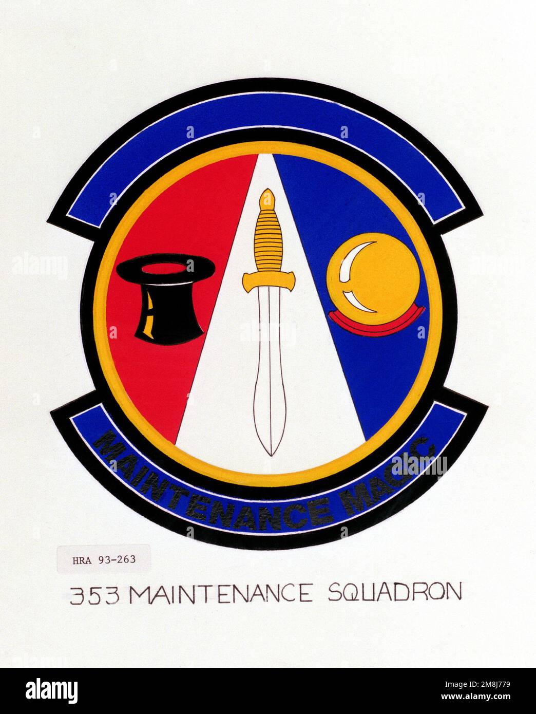 Approved Insignia of the 353rd Maintenance Squadron. Country: Unknown ...