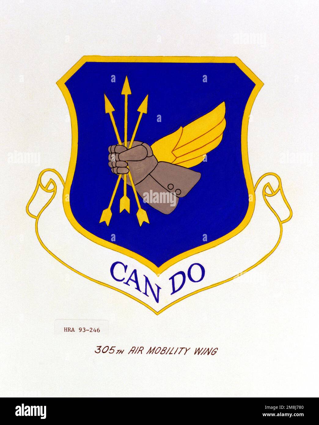 Approved Insignia of the 305th Air Mobility Wing. Country: Unknown ...