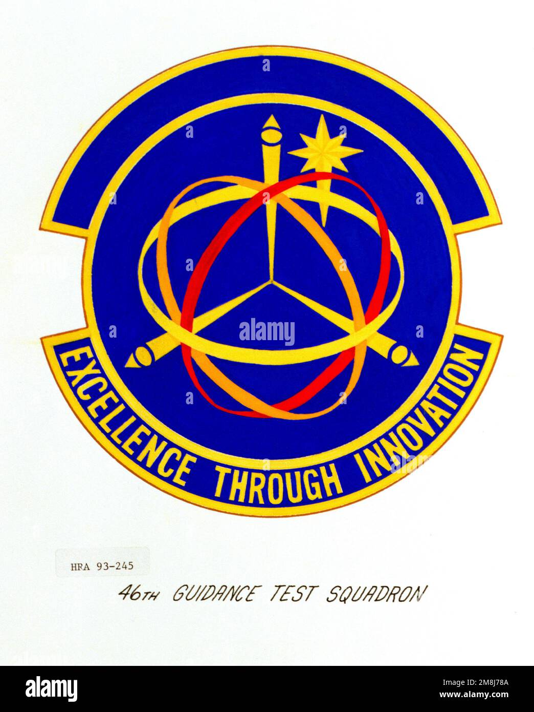 Approved Insignia of the 46th Guidance Test Squadron. Country: Unknown ...