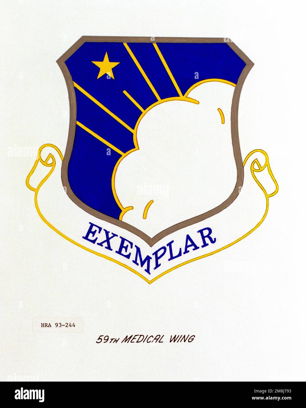 Approved Insignia of the 59th Medical Wing. Country: Unknown Stock ...