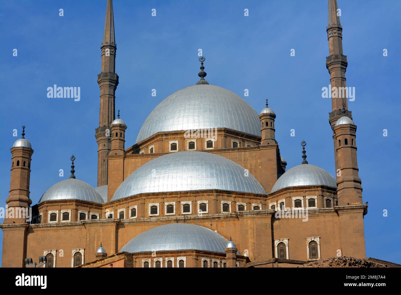 The great mosque of Muhammad Ali Pasha or Alabaster mosque in Citadel ...