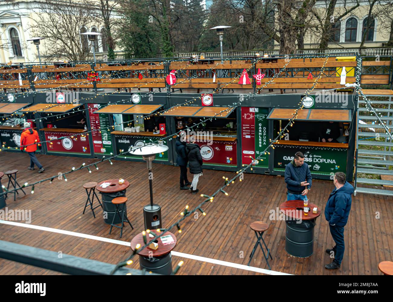Sarajevo street food market hi-res stock photography and images - Alamy