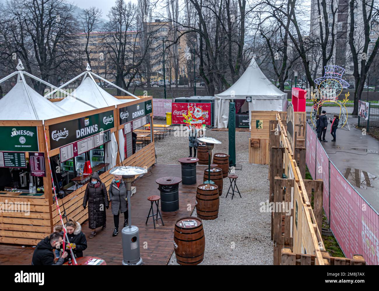 Sarajevo street food market hi-res stock photography and images - Alamy