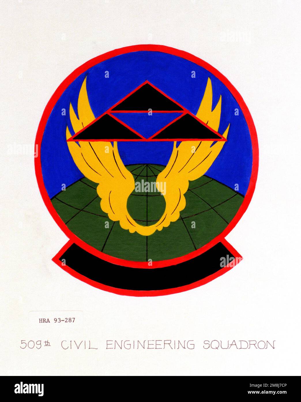 Approved Insignia of the 509th Civil Engineer Squadron. Country ...