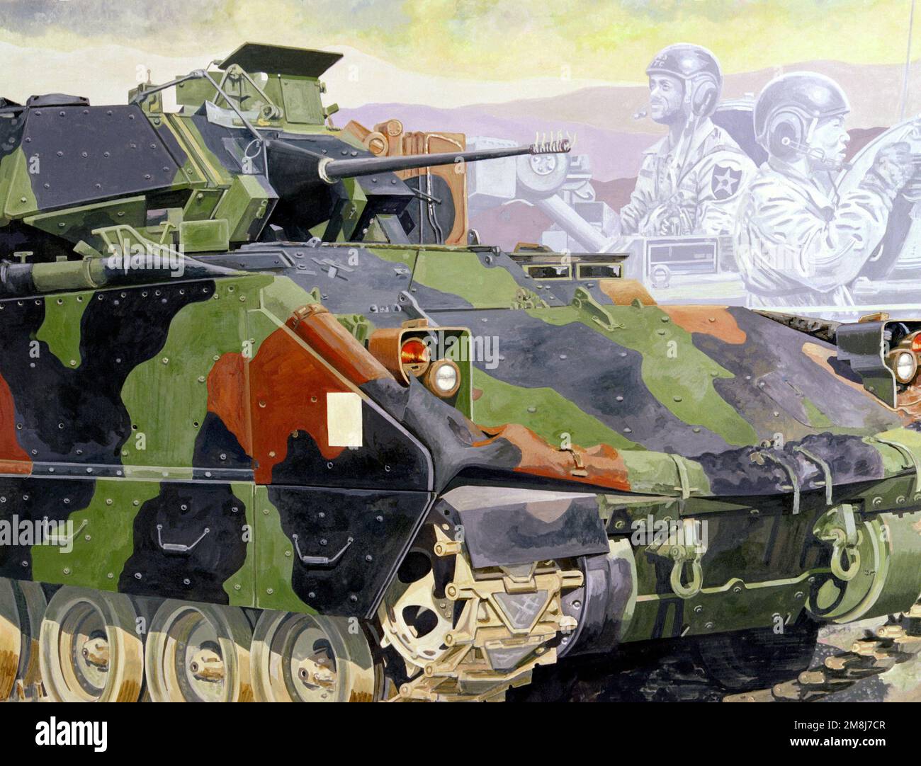 Bradley at the Second ID Artist: STAFF SGT. Emilo Arias. Country ...
