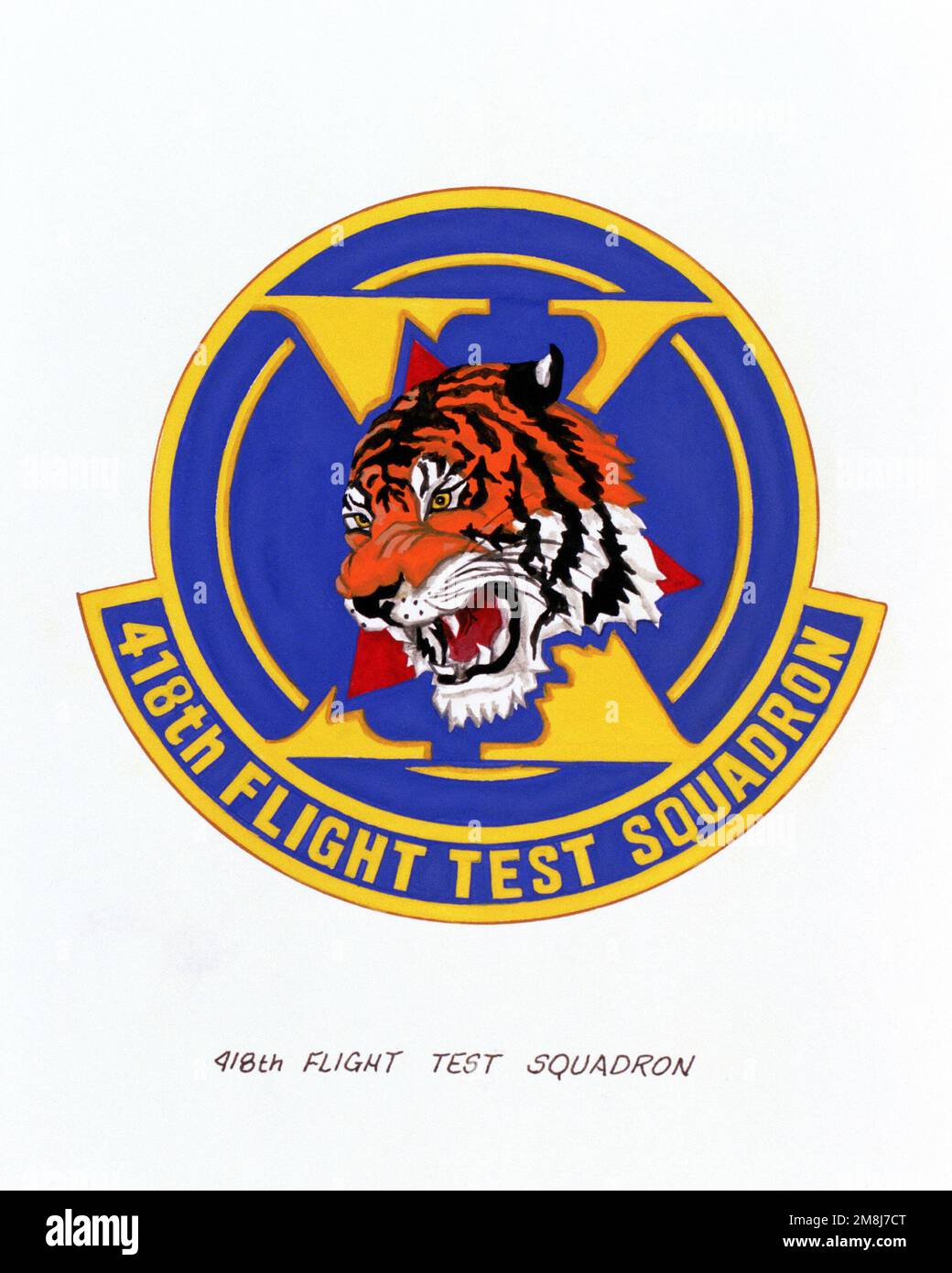 Approved Insignia of the 418th Flight Test Squadron. Country: Unknown ...