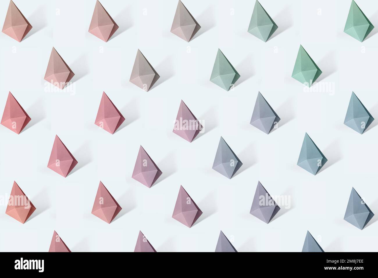 Colorful paper craft diamond shape patterned background Stock Vector ...