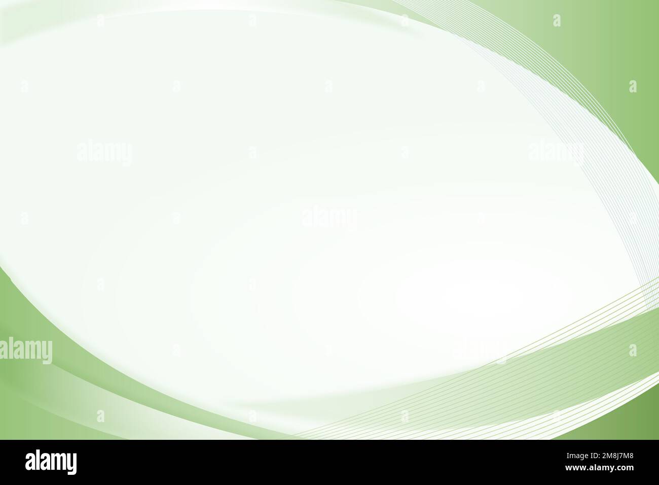 Green curve frame template vector Stock Vector Image & Art - Alamy