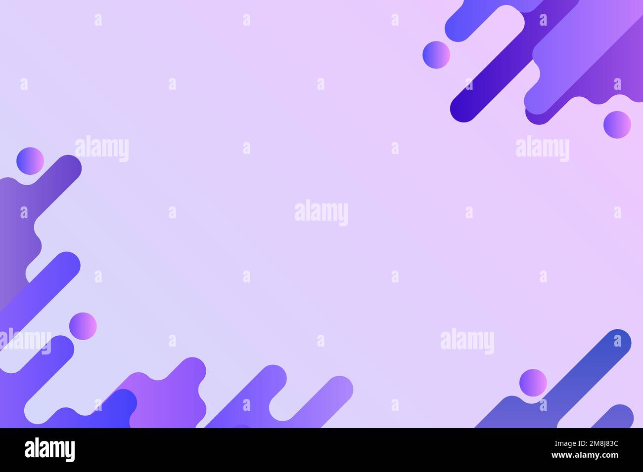 Purple fluid background frame vector Stock Vector Image & Art - Alamy