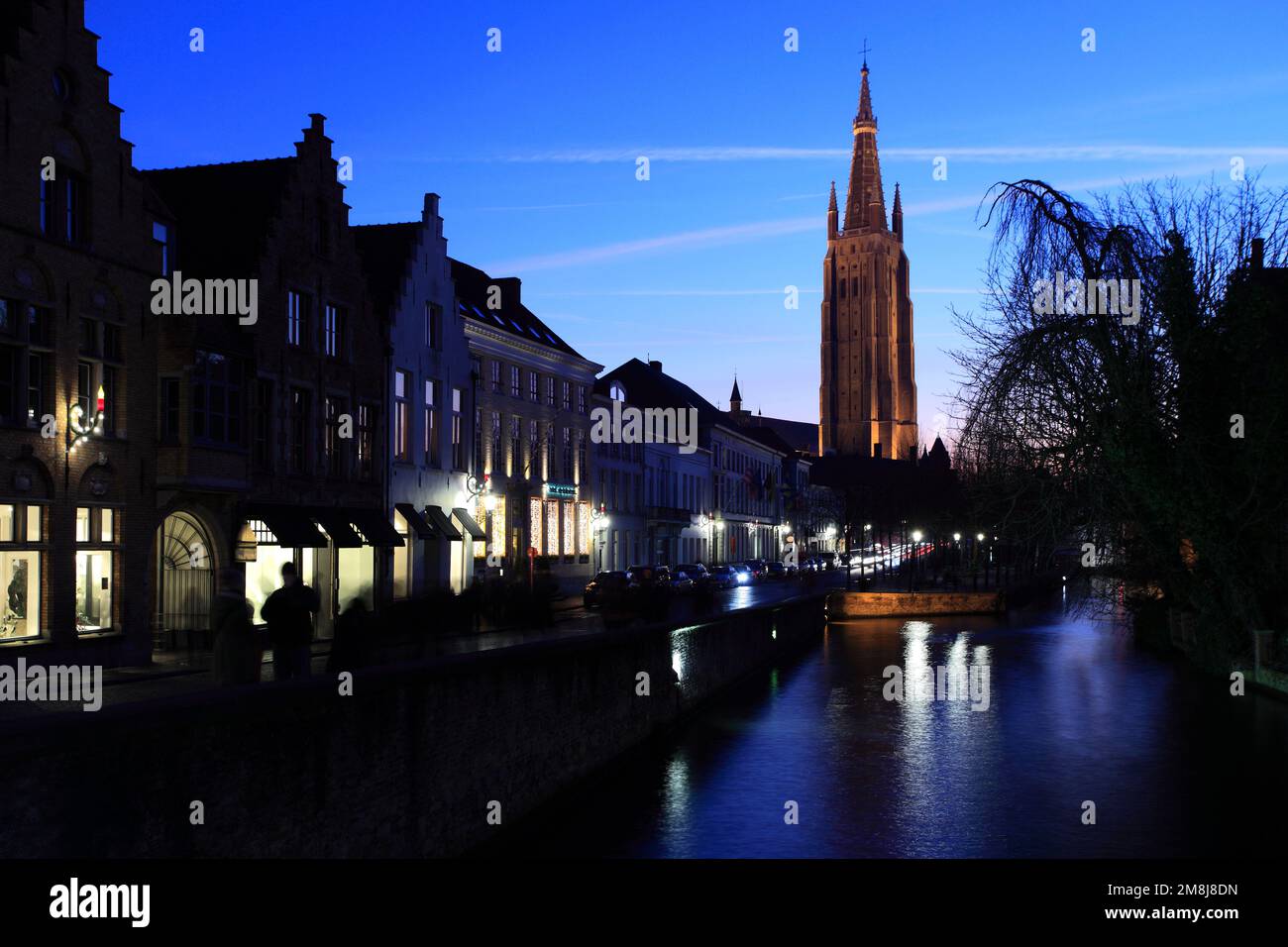 Church of Our Lady, Bruges City, West Flanders in the Flemish Region of ...