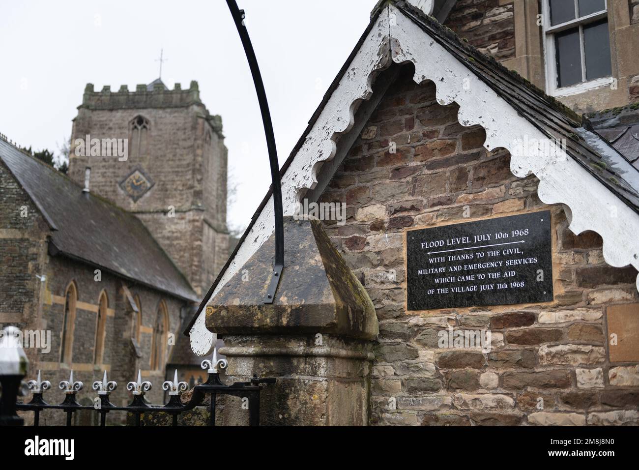 Church of St Thomas a Becket, Pensford, Somerset, UK. 12th January 2023 ...