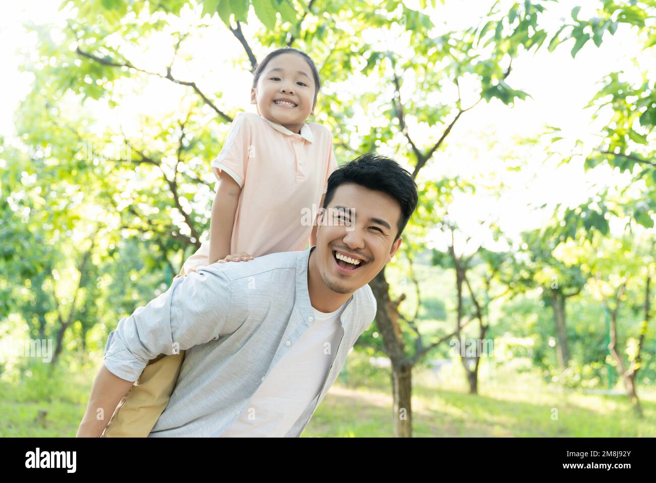 Happy father play Stock Photo - Alamy