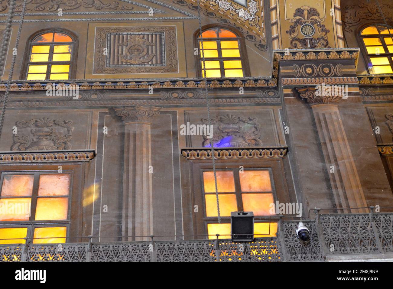 Details of the interiors of the main hall of The great mosque of ...