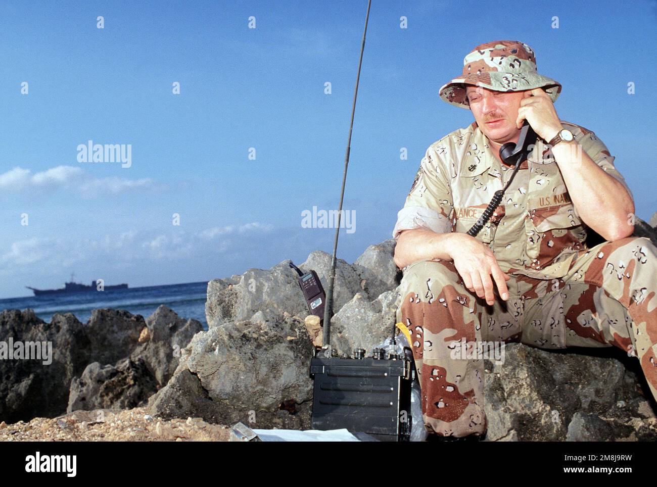 CHIEF Vance of Beachmaster Unit Two from the Naval Amphibious Base at ...