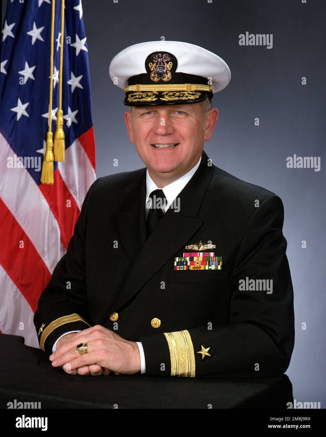 Rear Admiral Rodney P. Rampt, USN (lower half) (covered). Country ...