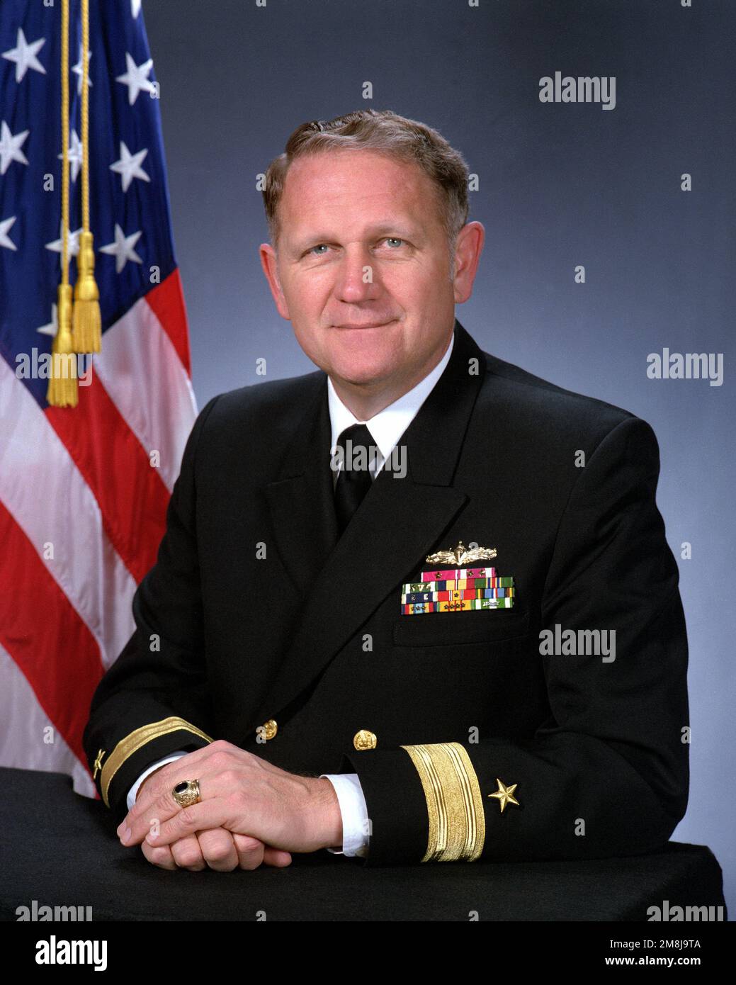 Rear Admiral Rodney P. Rampt, USN (lower half) (uncovered). Country ...