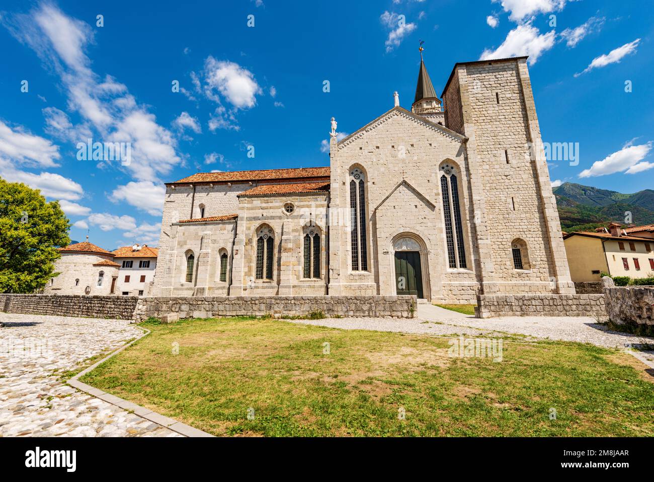 Venzone, medieval Cathedral, Church of St. Andrew the Apostle, 1308 and ...