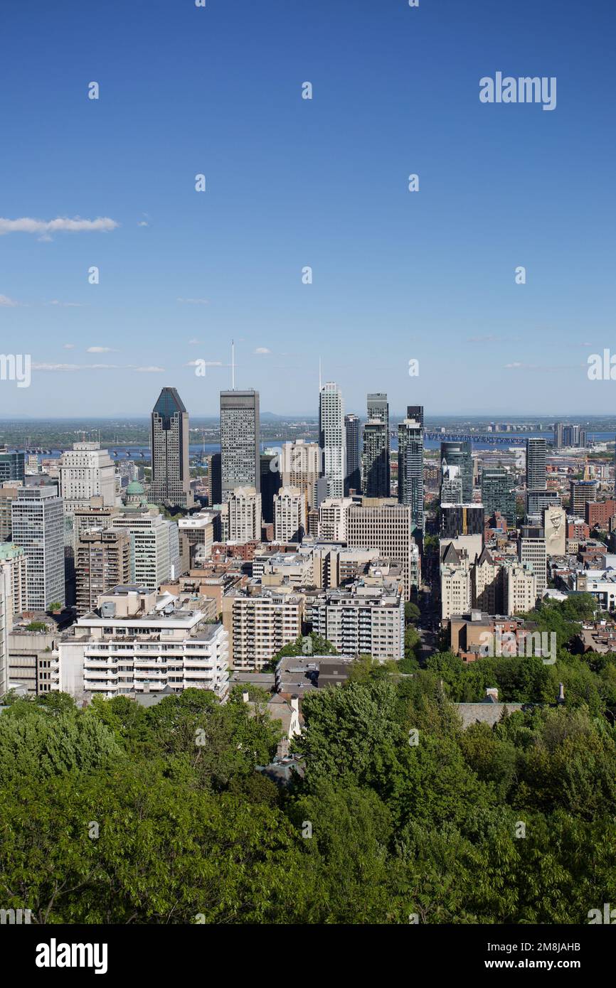 Aerial view downtown montreal hi-res stock photography and images - Alamy