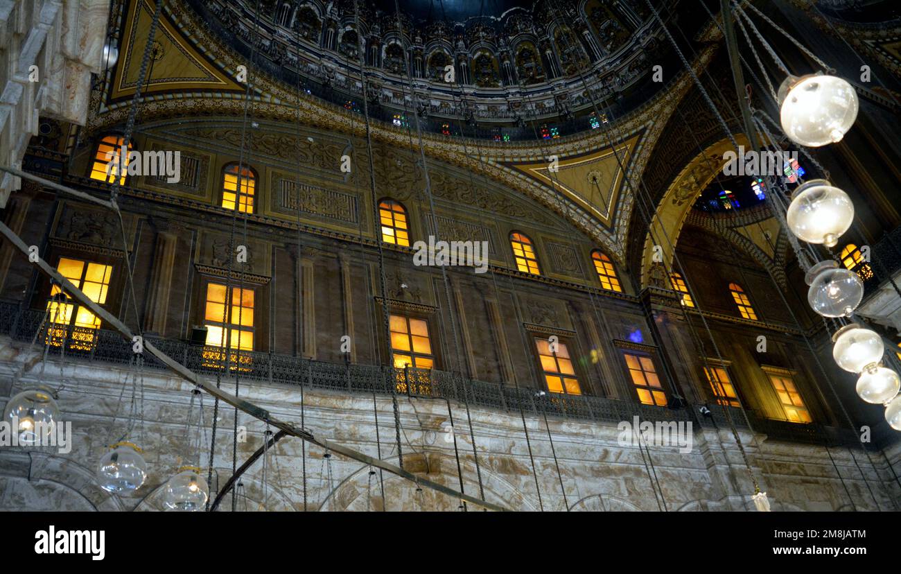 Details of the interiors of the main hall of The great mosque of ...