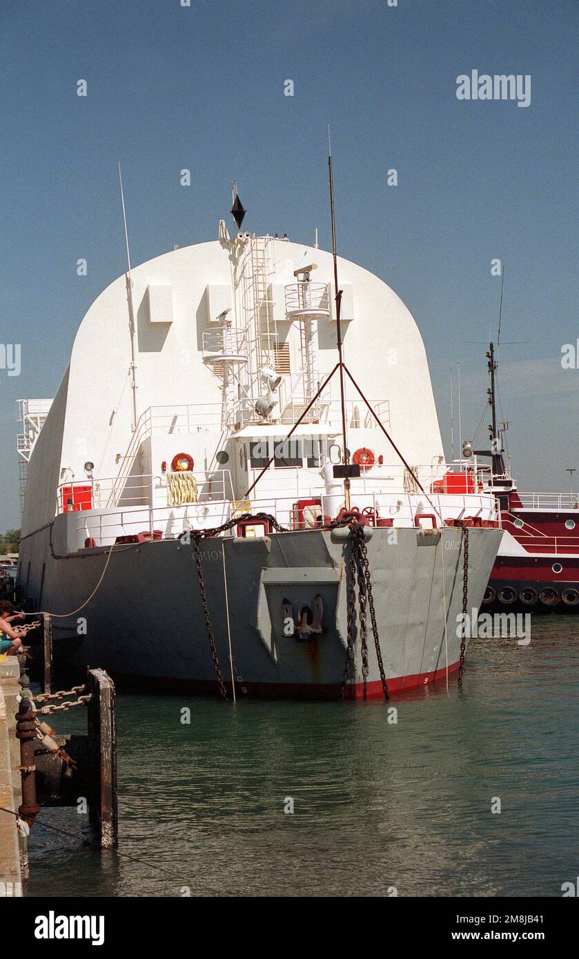 A bow on view of the National Aeronautics and Space Administration ...