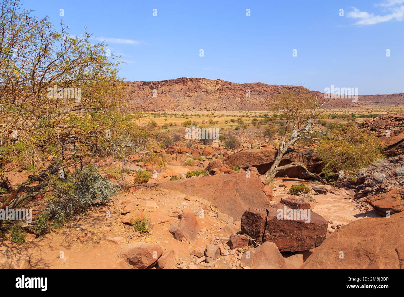 Twyfelfontein, site of ancient rock engravings in the Kunene Region of ...