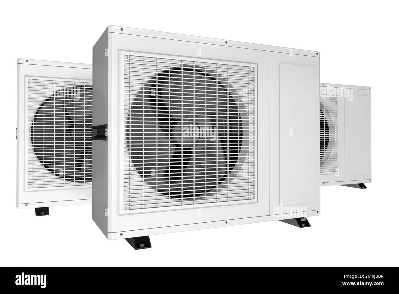 Large Commercial Heat Pumps PNG 3D Illustration. HVAC Object Stock ...