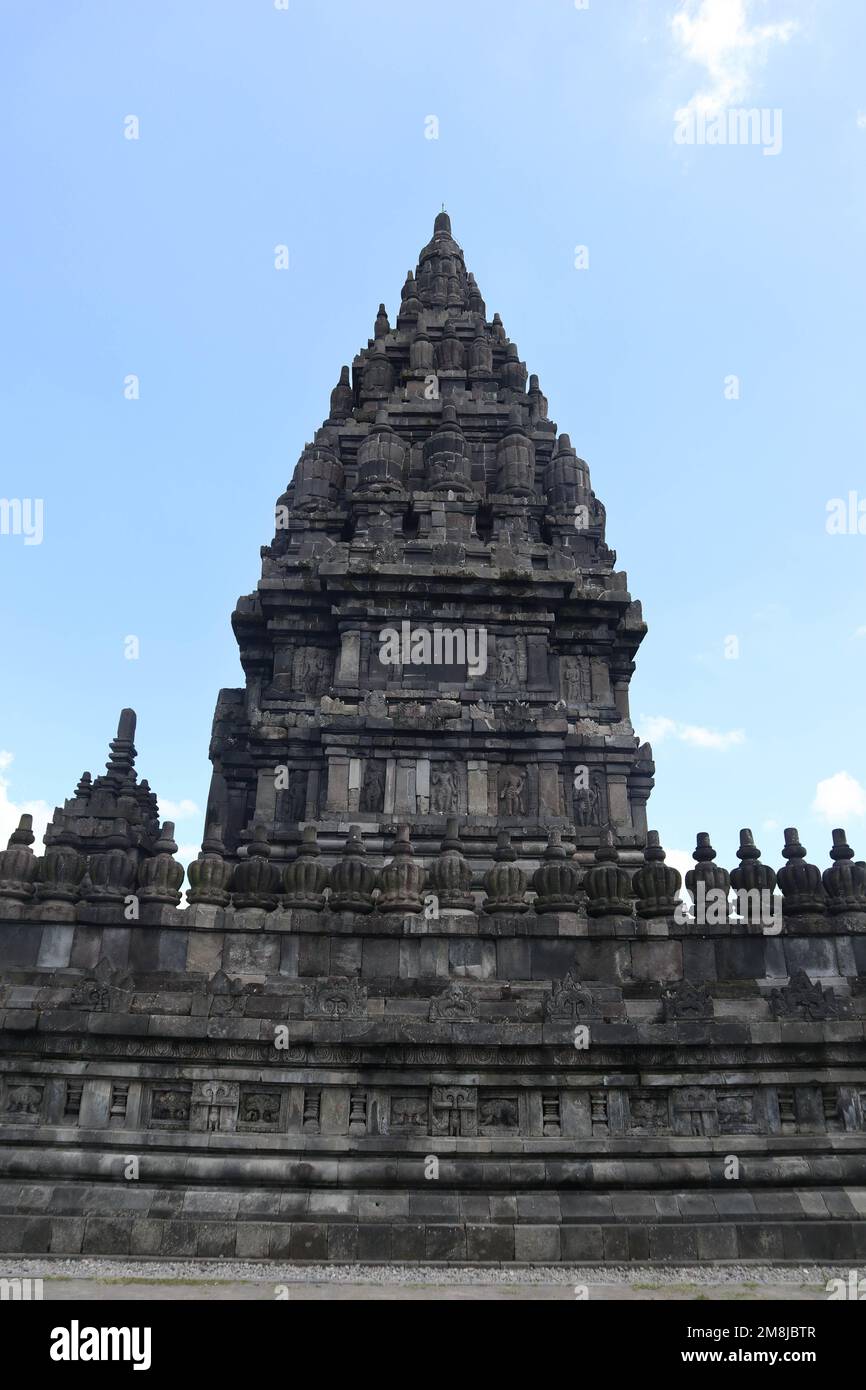 Prambanan Temple in Yogyakarta indonesia. UNESCO world heritage in ...