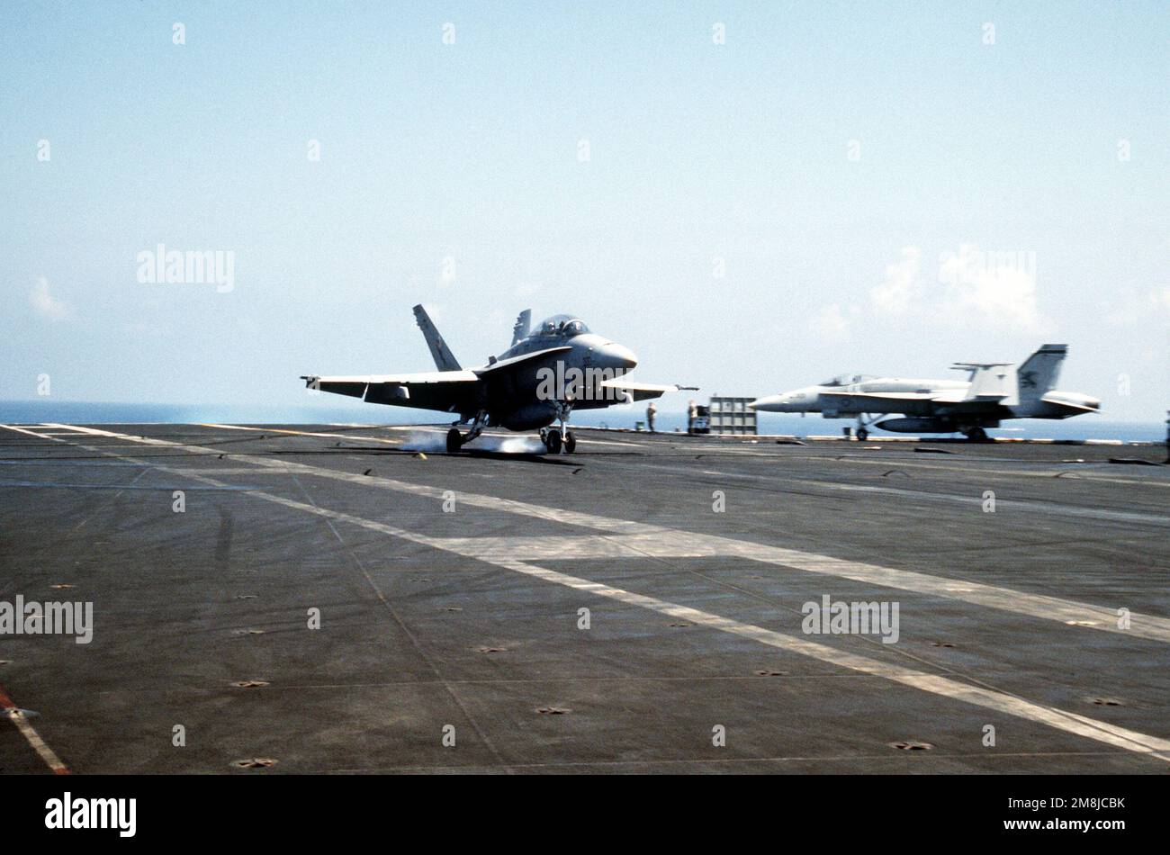 An F/A-18C Hornet aircraft of Strike Fighter Squadron 106 (VFA-106 ...