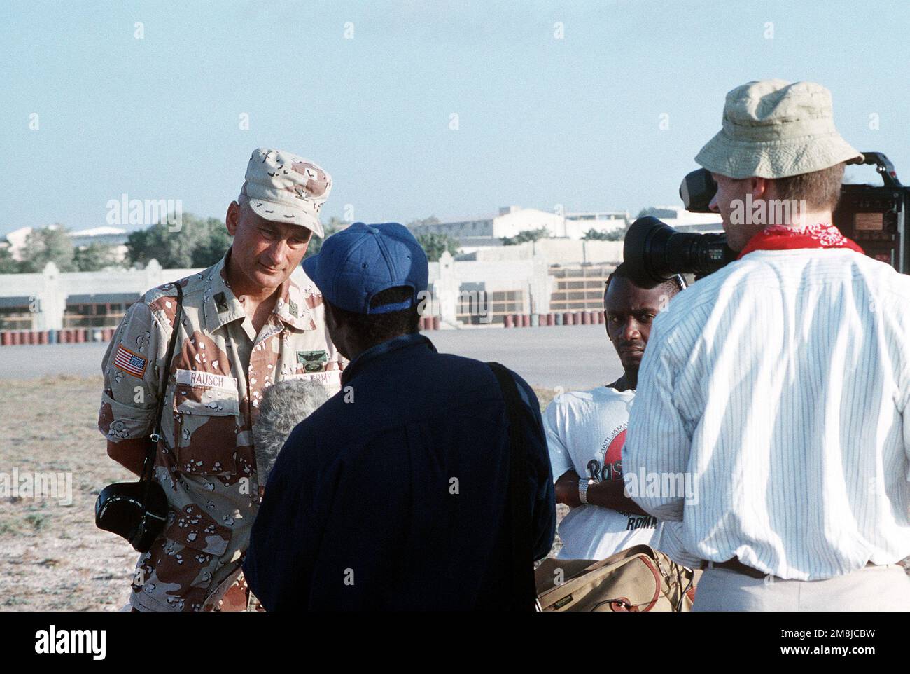 U.S. Forces Somalia PAO and Joint Information Director, COL. Steve ...