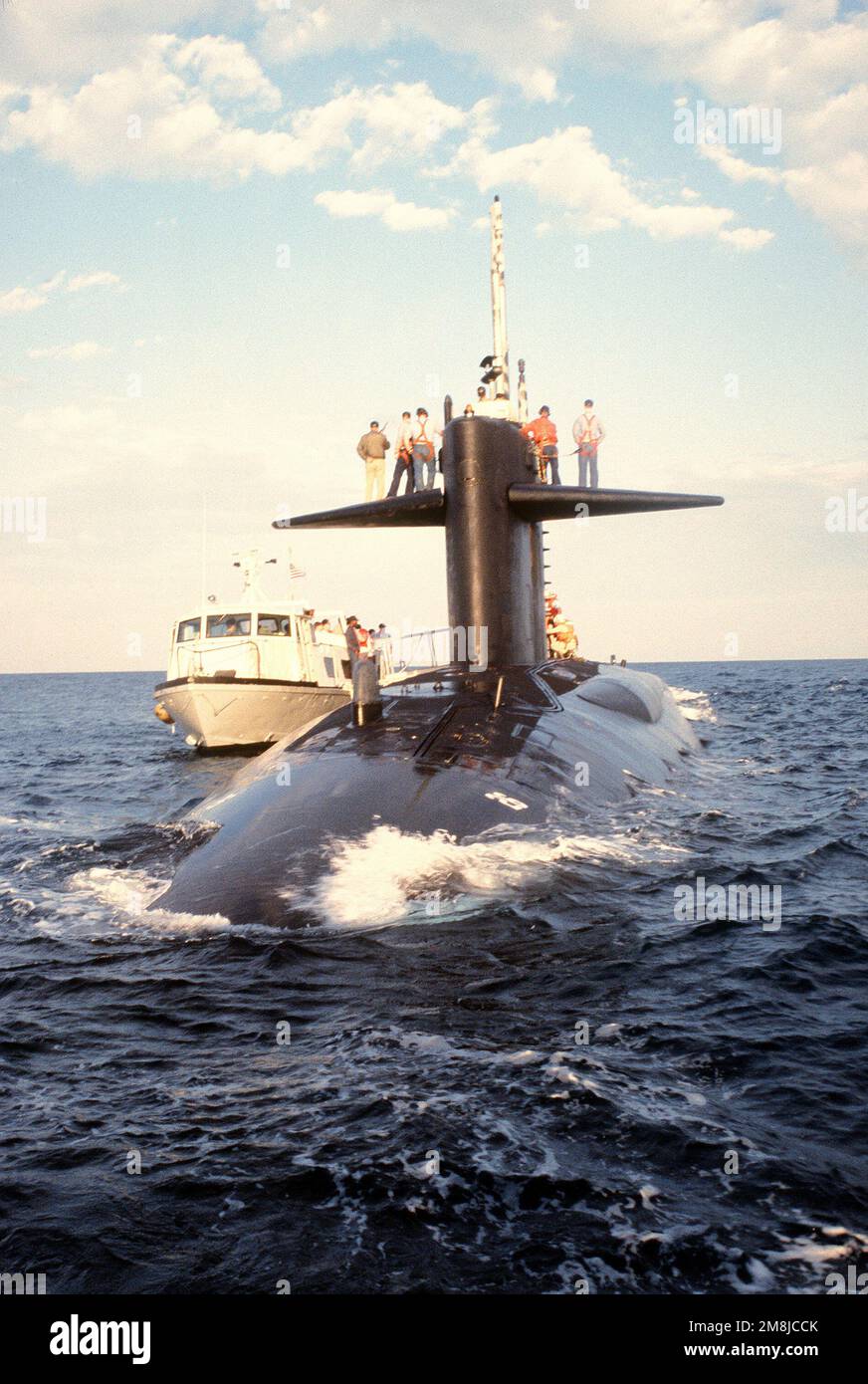 Members of the Key West Navy League and various other VIPs are brought ...