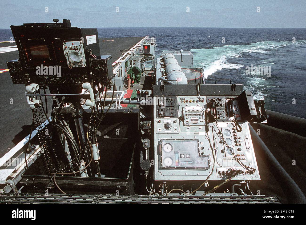 An overall view of the video display console and communications/data ... An overall view of the video display console and communications/data ...