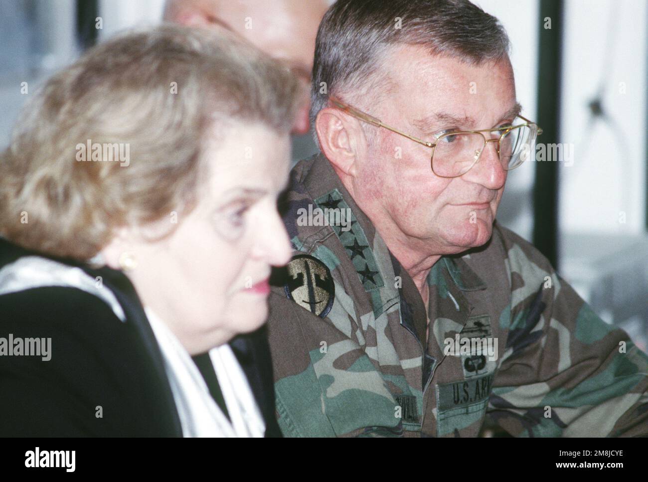 General John M. Shalikashvili, chairman of the Joint Chiefs of STAFF ...