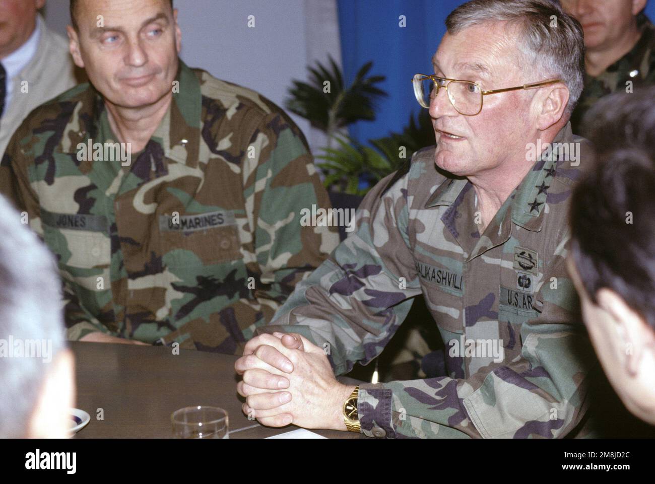 General John M. Shalikashvili, chairman of the Joint Chiefs of STAFF ...
