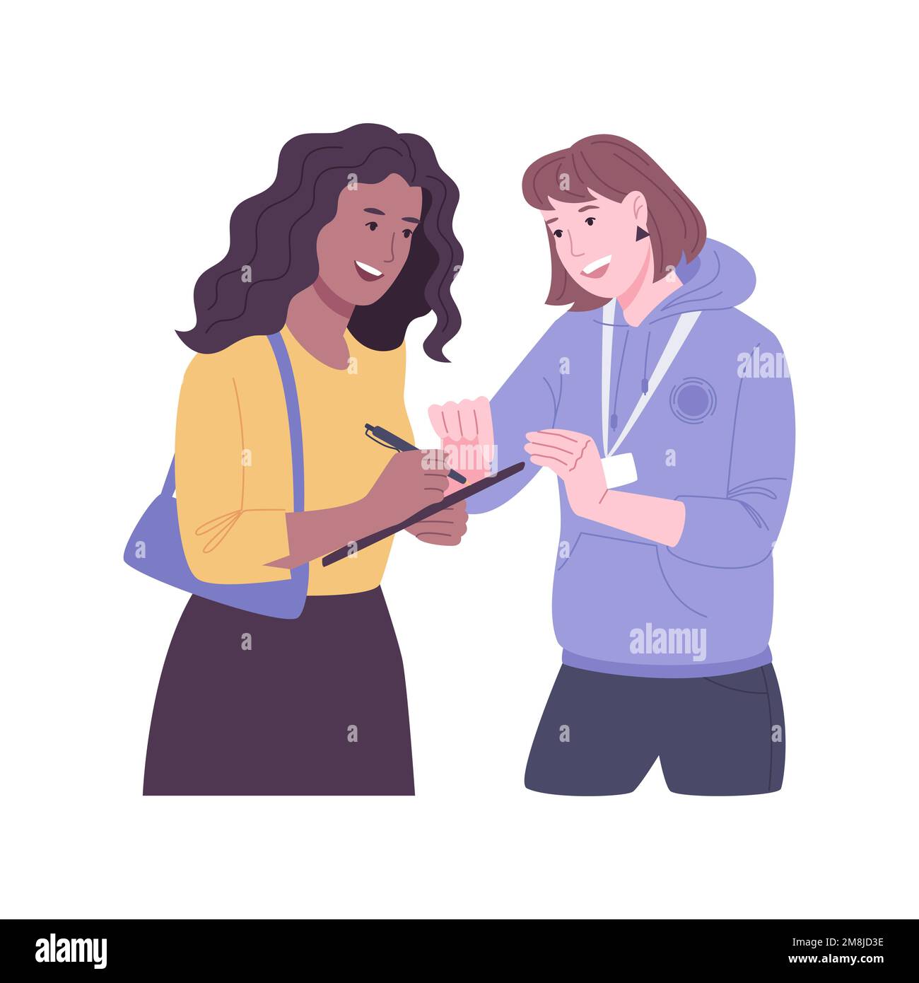 Signing petitions isolated cartoon vector illustrations. Active ...