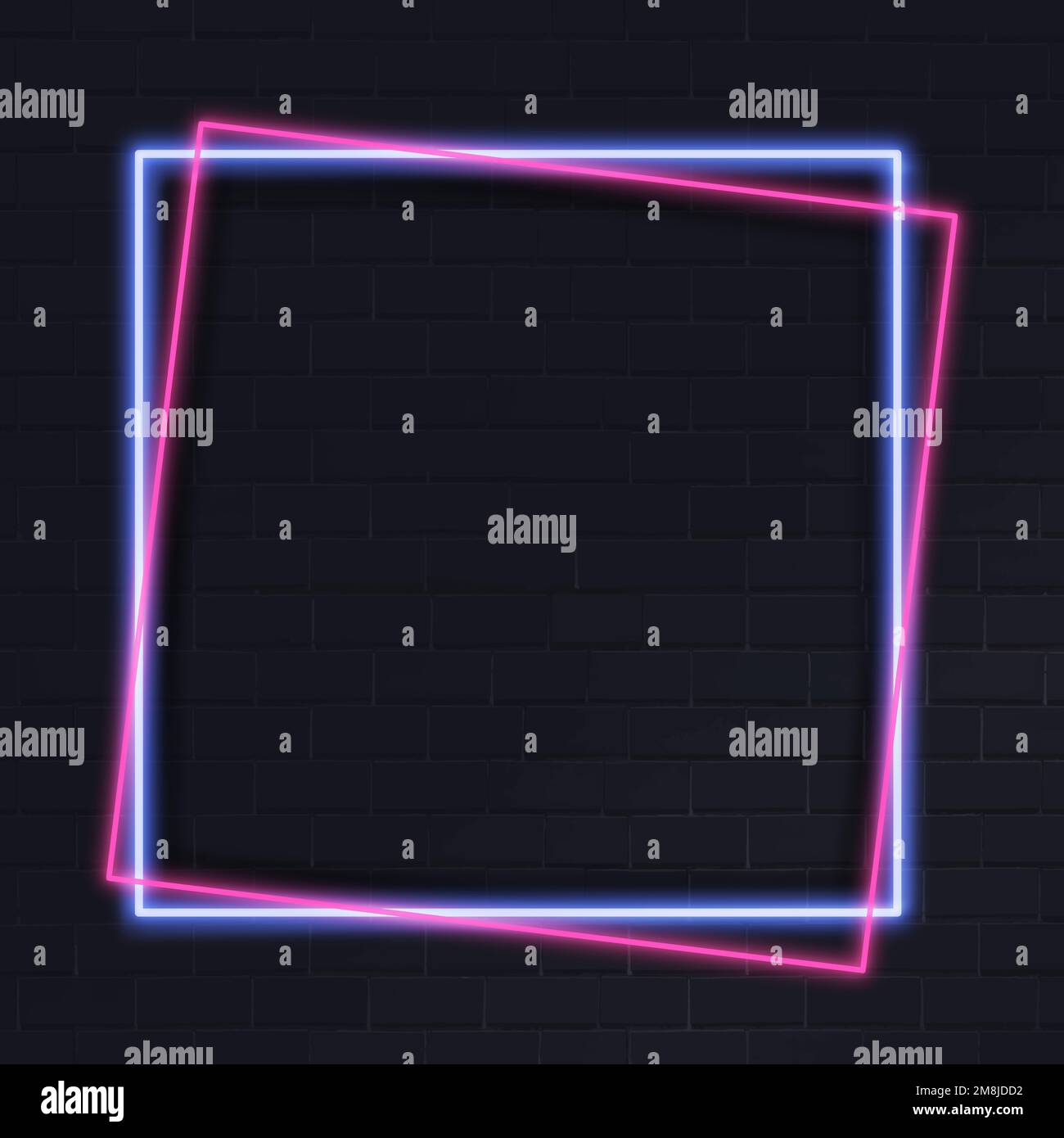 Pink neon frame on a dark background vector Stock Vector Image & Art ...