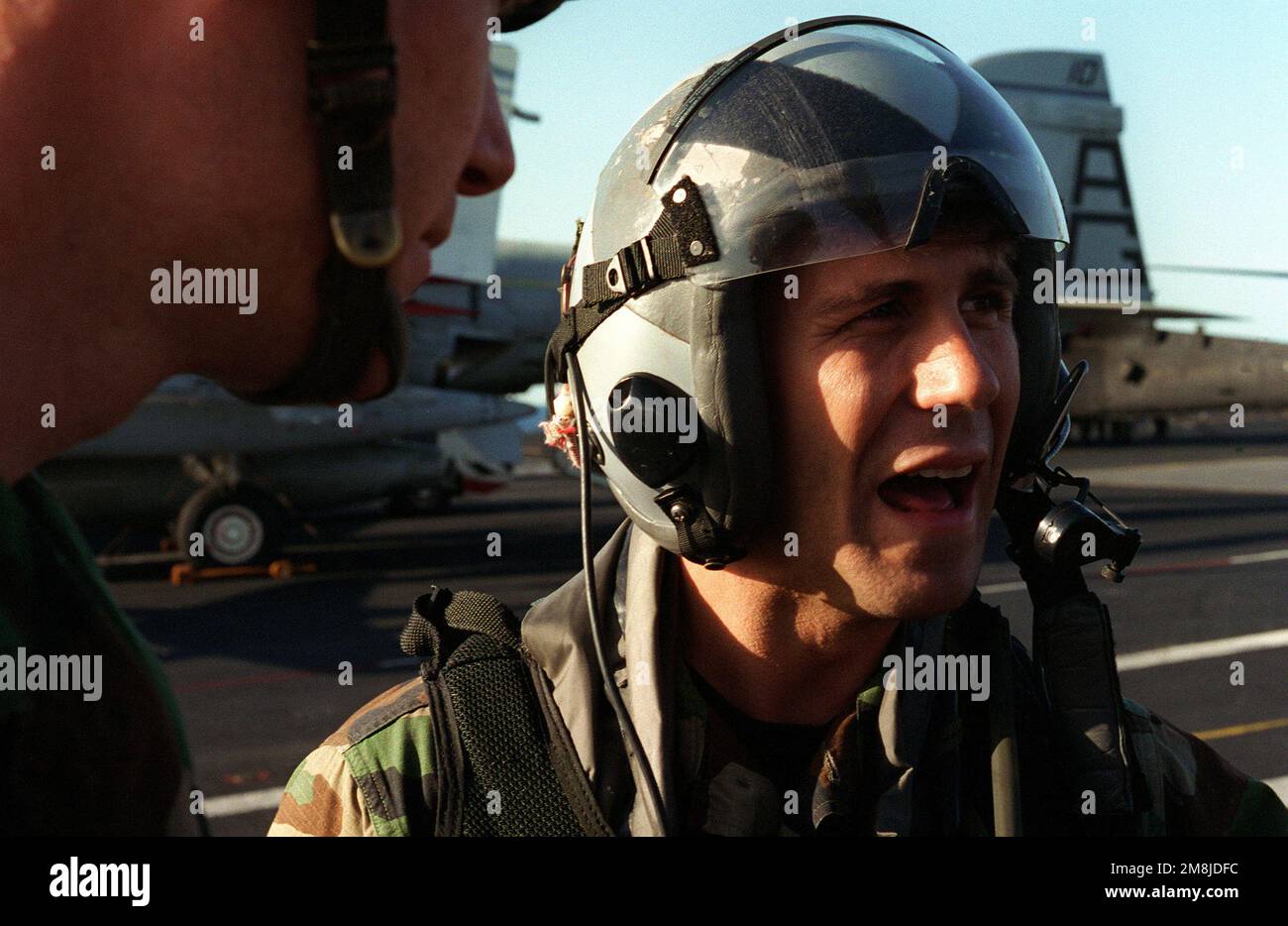 A soldier gives instructions to U.S. Army troops of Company A, 2nd ...