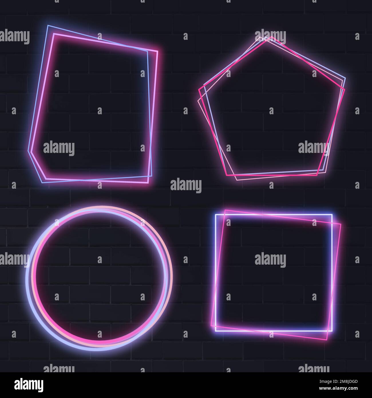 Pink brick backgrounds Stock Vector Images - Alamy