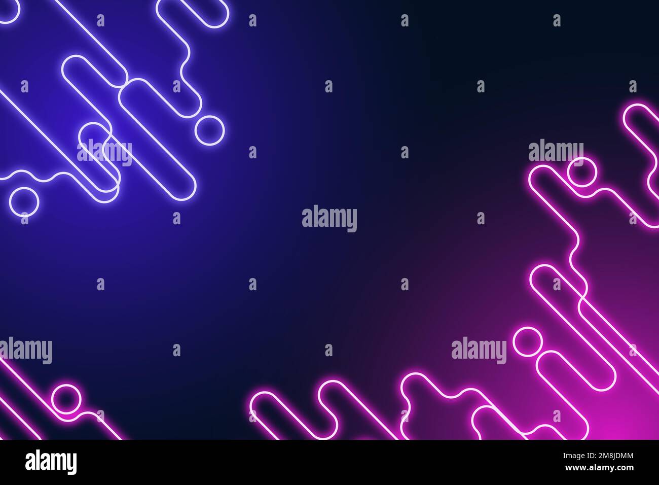 Neon abstract border on a dark purple background vector Stock Vector ...