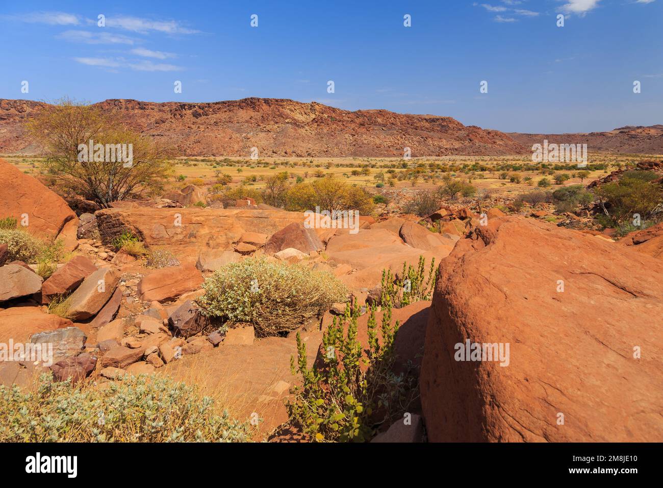 Twyfelfontein, site of ancient rock engravings in the Kunene Region of ...